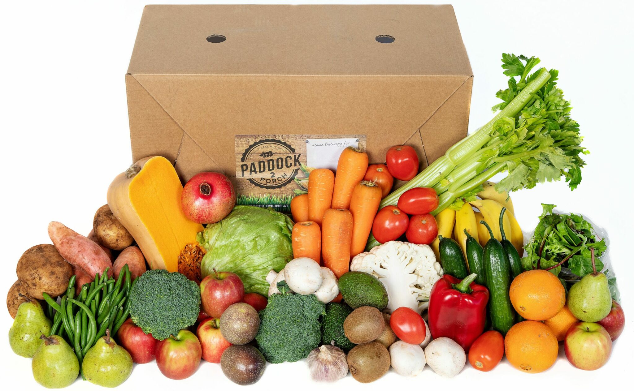 Our Fruit and Vegetable Boxes Selection | Paddock 2 Porch